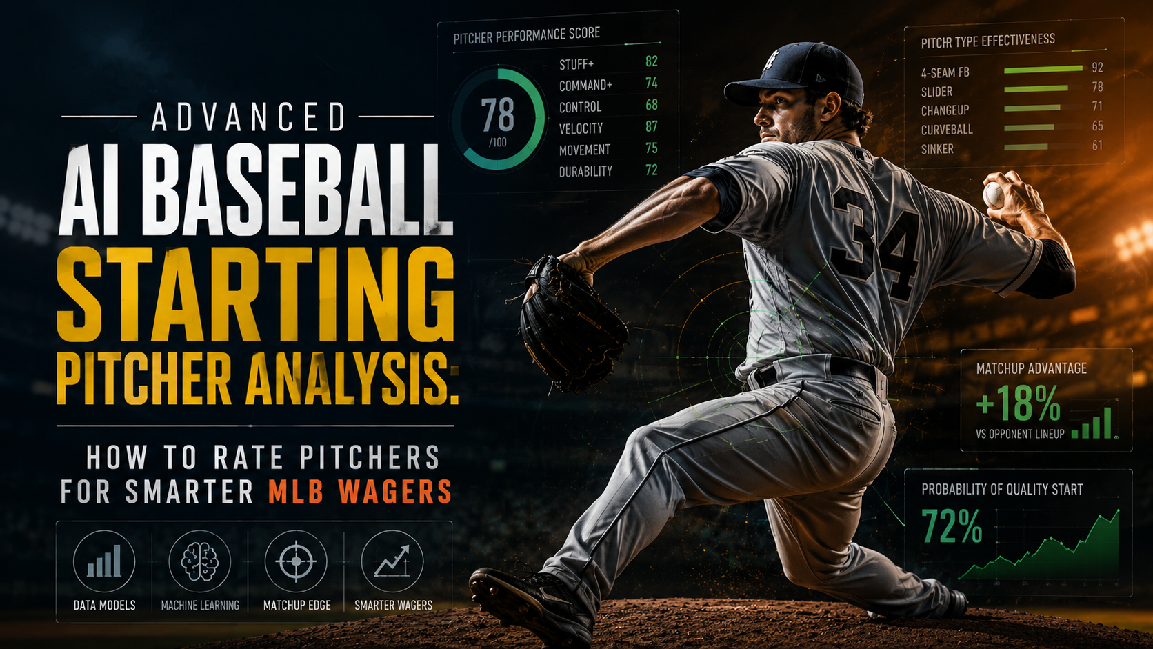 Advanced AI Baseball Starting Pitcher Analysis: How to Rate Pitchers ...